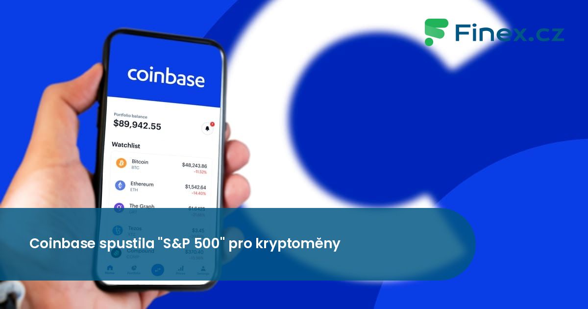 Coinbase spustila "S&P 500" pro kryptoměny » Finex.cz